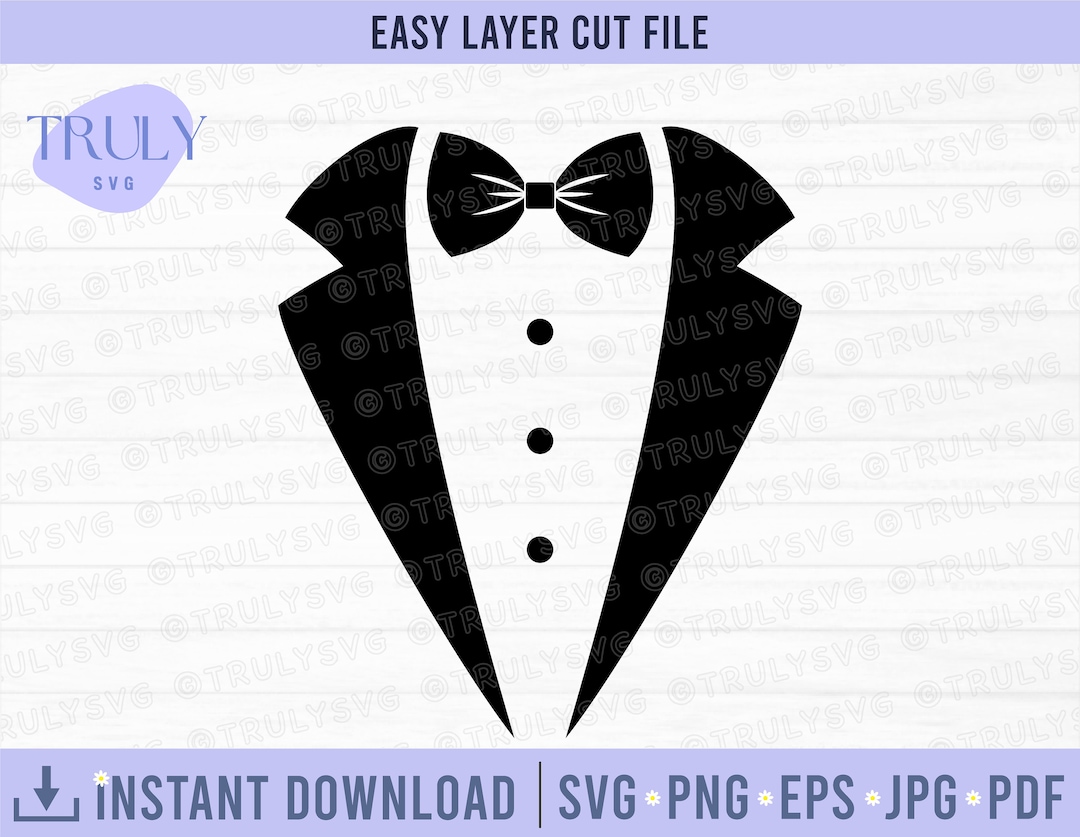 Tuxedo SVG, Wedding SVG, Groom SVG, Suit Tie Svg, Suit and Tie Svg ...