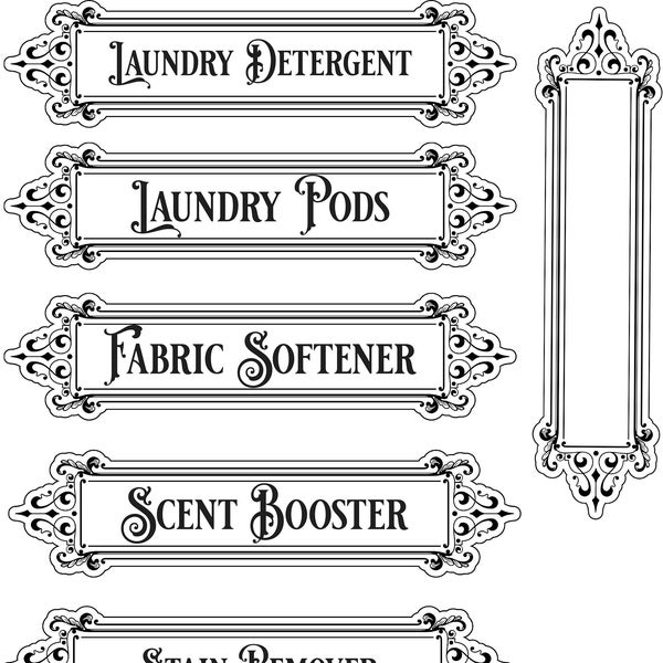 Victorian Labels - Etsy