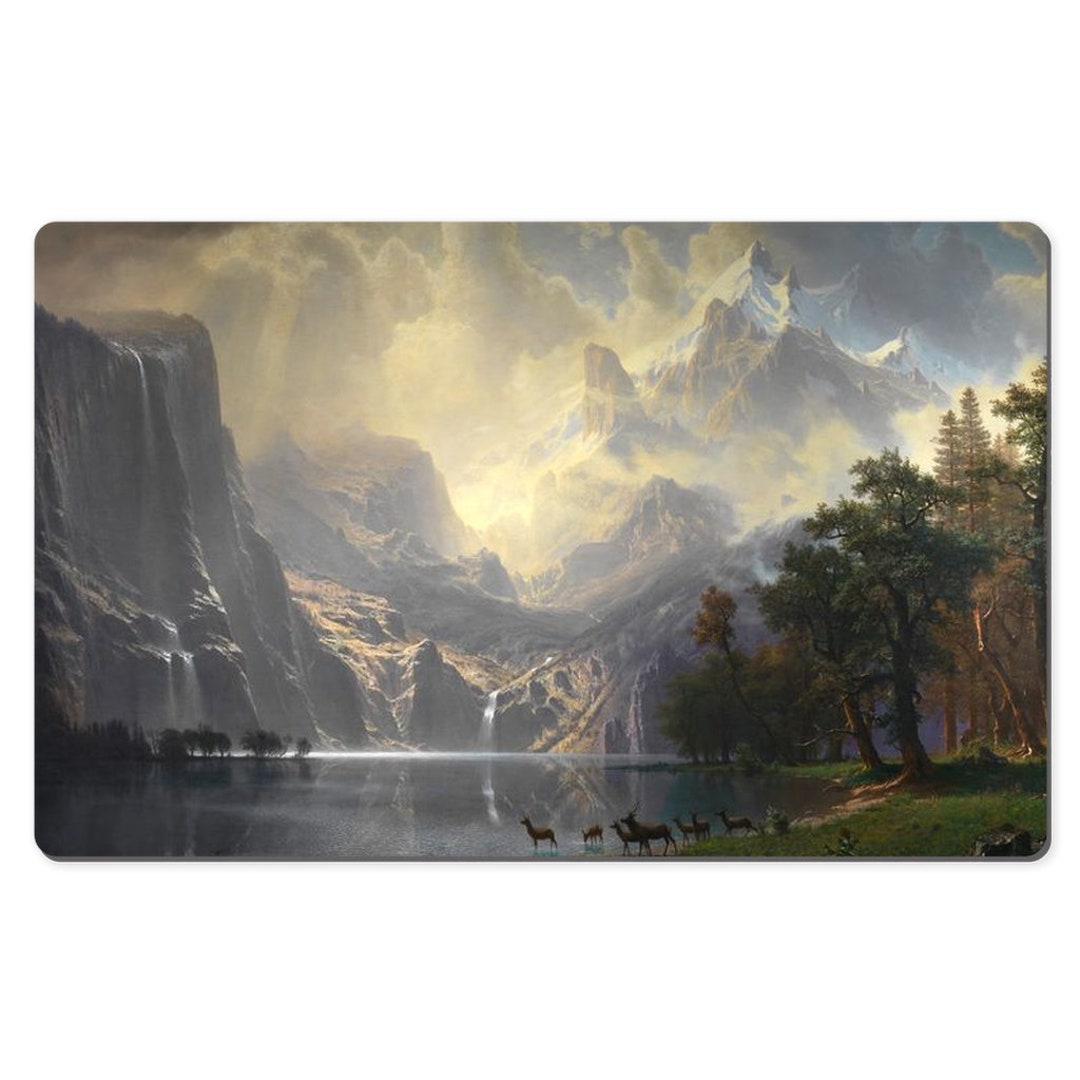 Among the Sierra Nevada, by Albert Bierstadt, Desk Mats - Etsy