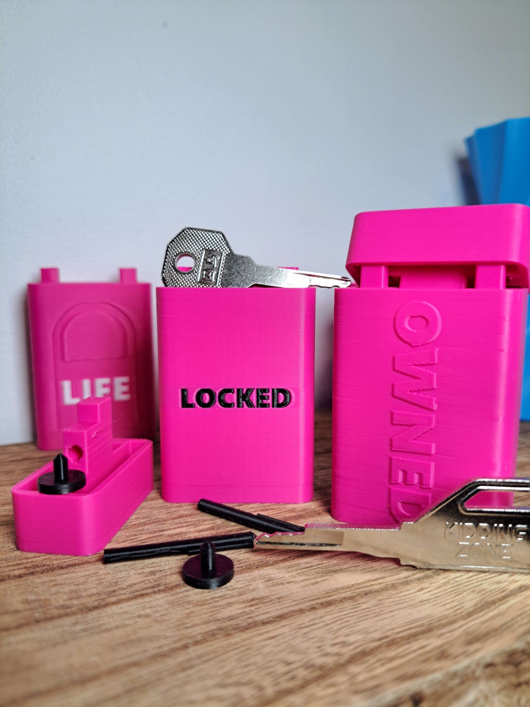 Miss Locks - Forever Locked Key Safe Box - Etsy UK