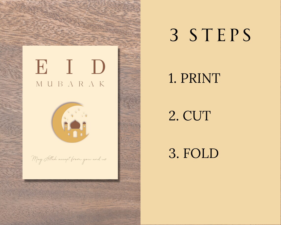 Eid Card Printable, Eid Al Fitr, Eid Al Adha, Eid Card Digital, Eid ...