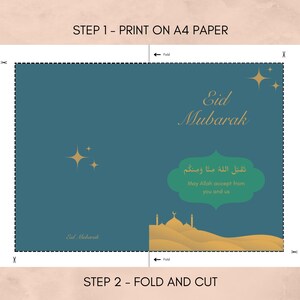 Eid Card Printable | Eid Printable Card | Printable Eid Cards - Etsy