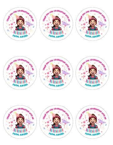 Ms. Rachel Sticker Editable Template - Etsy
