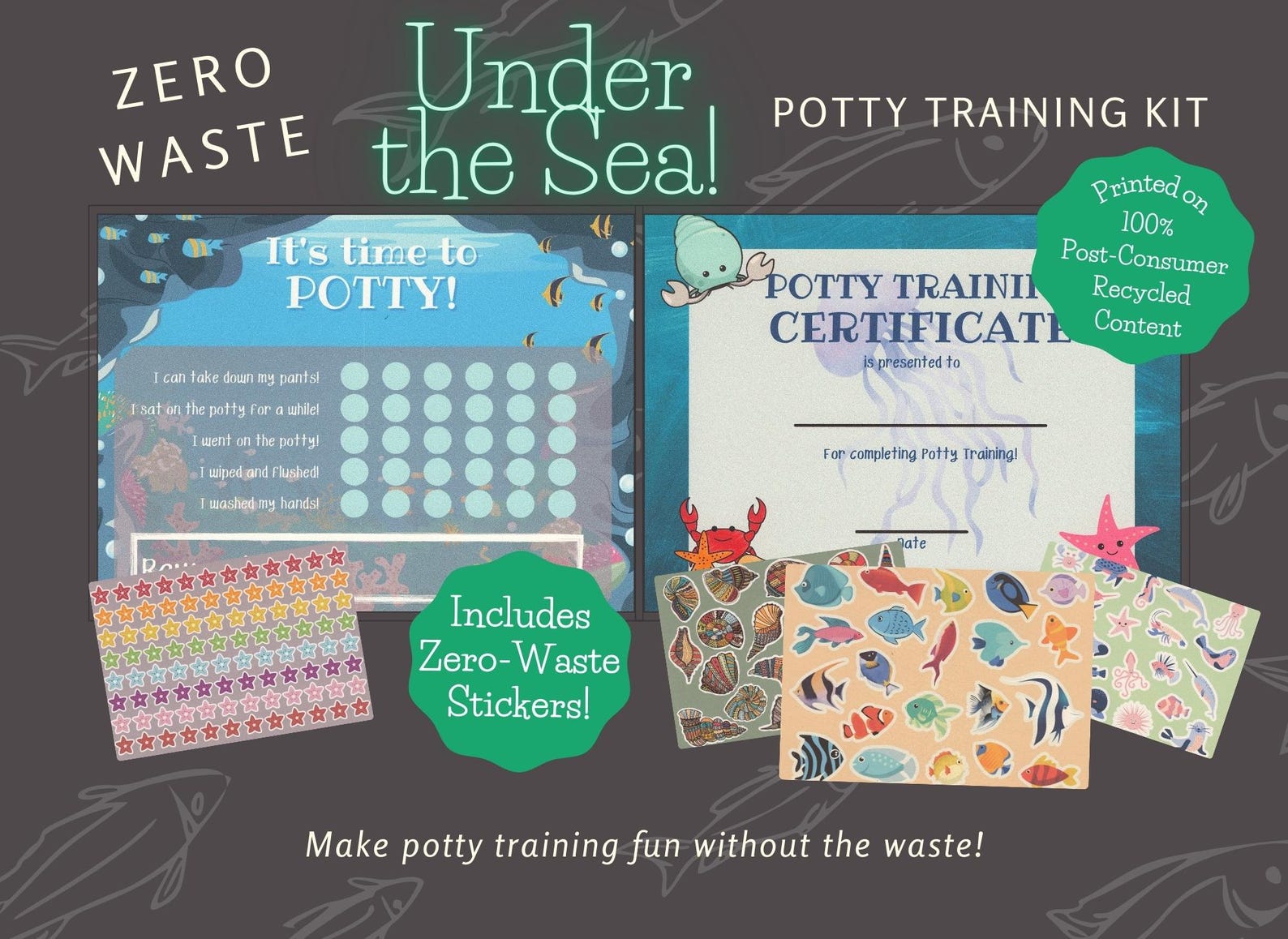 Under the Sea Potty Training Kit - Etsy