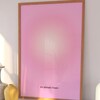 Soul Gradient Aura Poster, Spiritual Print, Trendy Retro Wall Art ...