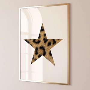 Cheetah Print, Leopard Wall Art, Trendy Y2K Cheetah Wall Art, Preppy ...