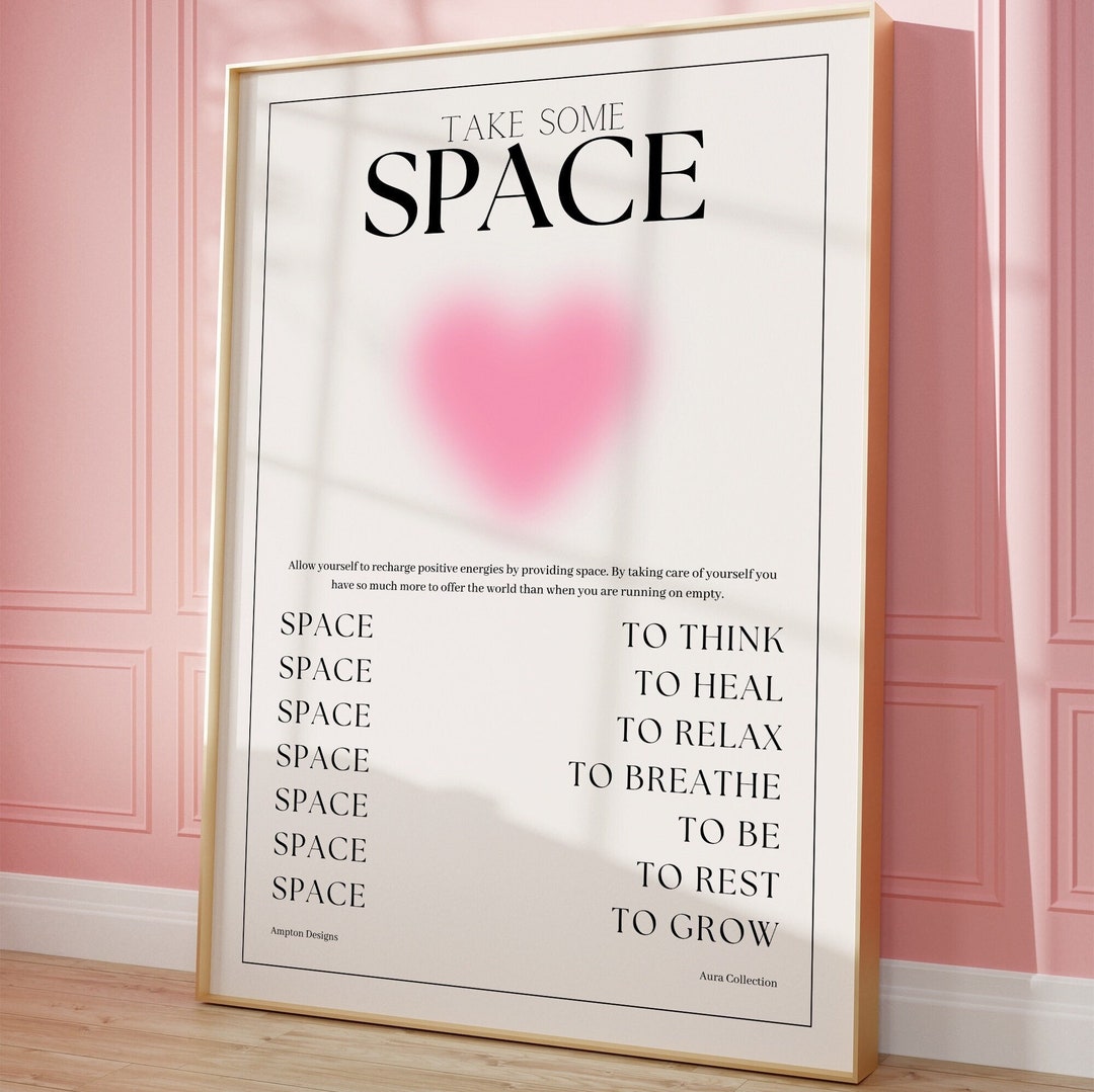 Affirmations Aura Poster, Aura Wall Art, Affirmation Print, Aura Print ...