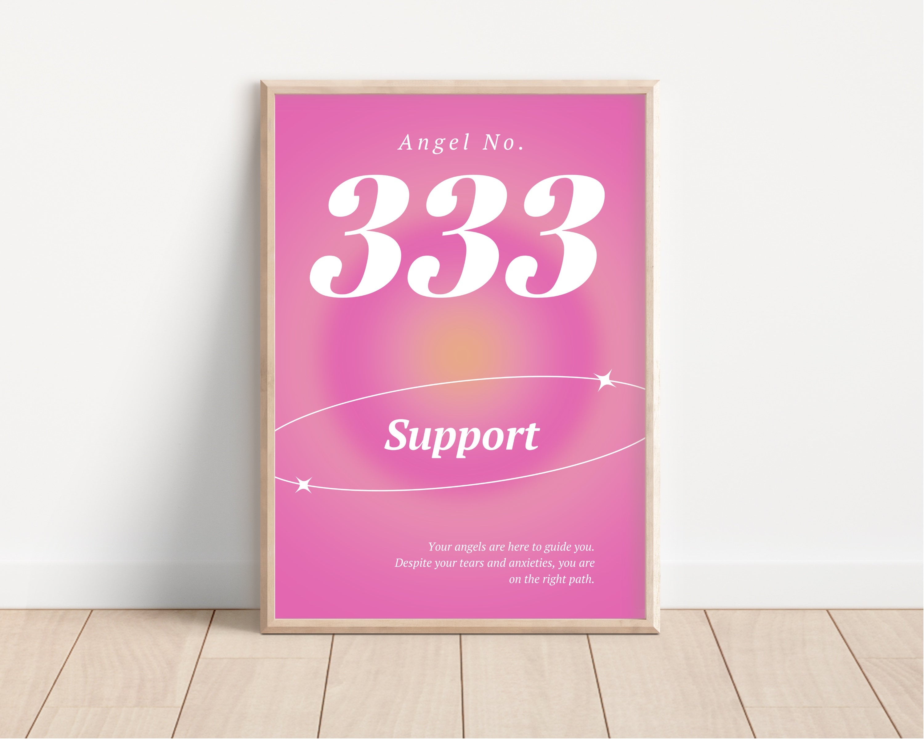SET of 3 Angel Number Set 111222333 Aura Posters Angel - Etsy