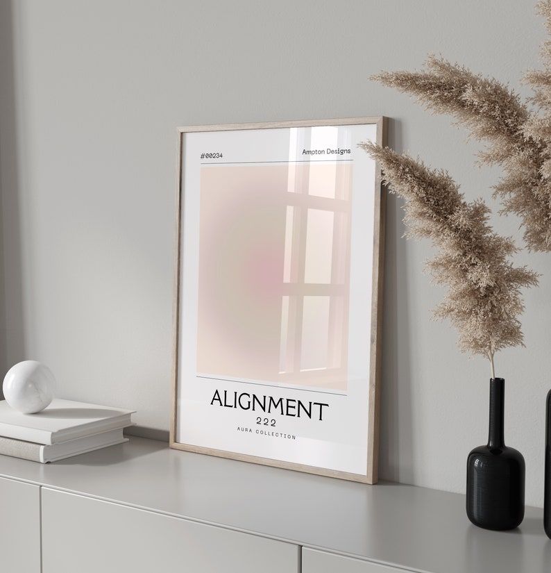 Alignment Affirmations Aura Poster Affirmation Print Mental - Etsy