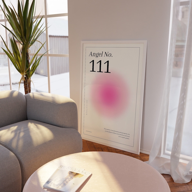 Angel Number Poster, 111 Poster, Aura Poster, Angel Number Poster ...