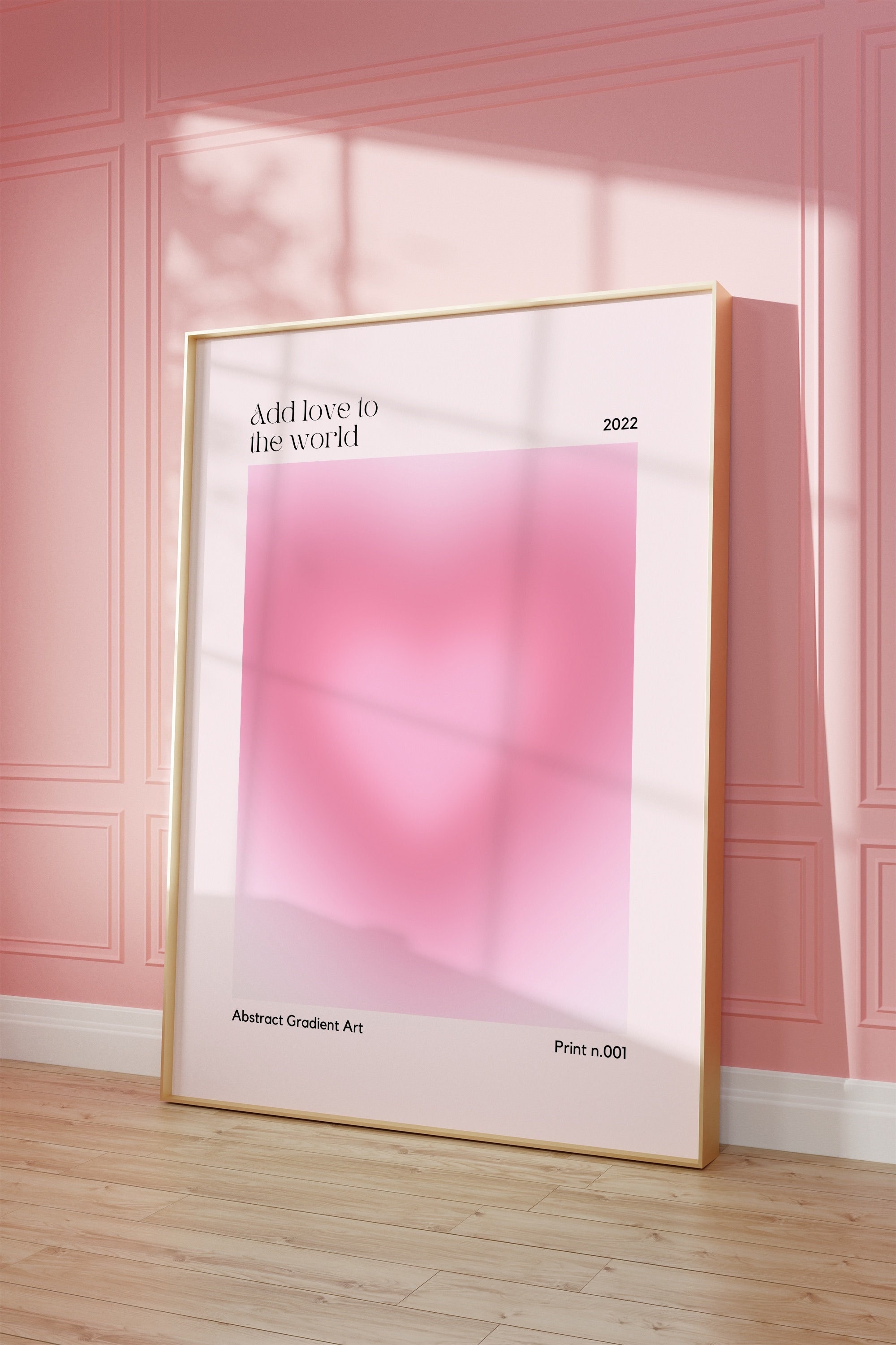 Pink Gradient Aura Poster - DIGITAL DOWNLOAD Energy Poster, Affirmation ...