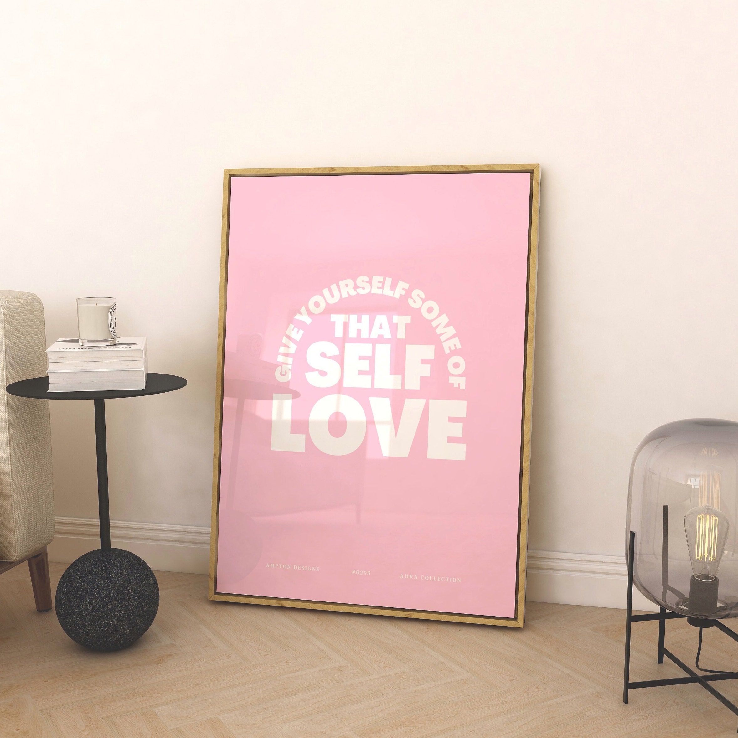 Pink Affirmation Poster Instant Download, Trust the Process, Retro ...
