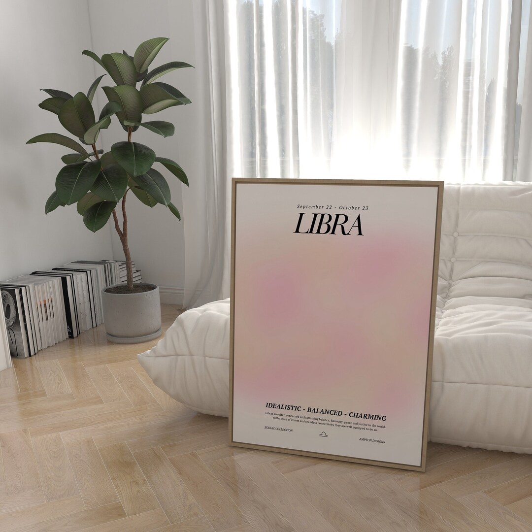 LIBRA Star Sign Instant Download Print, Astrology Poster, Spiritual ...