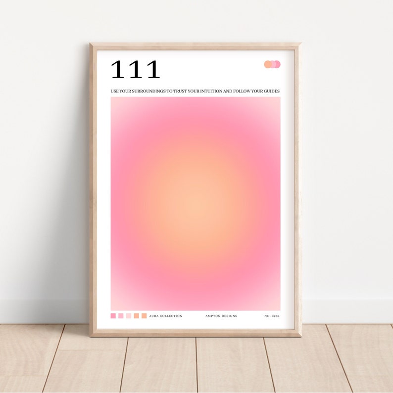 Angel Number Poster, 111 Poster, Aura Poster, Angel Number Poster ...