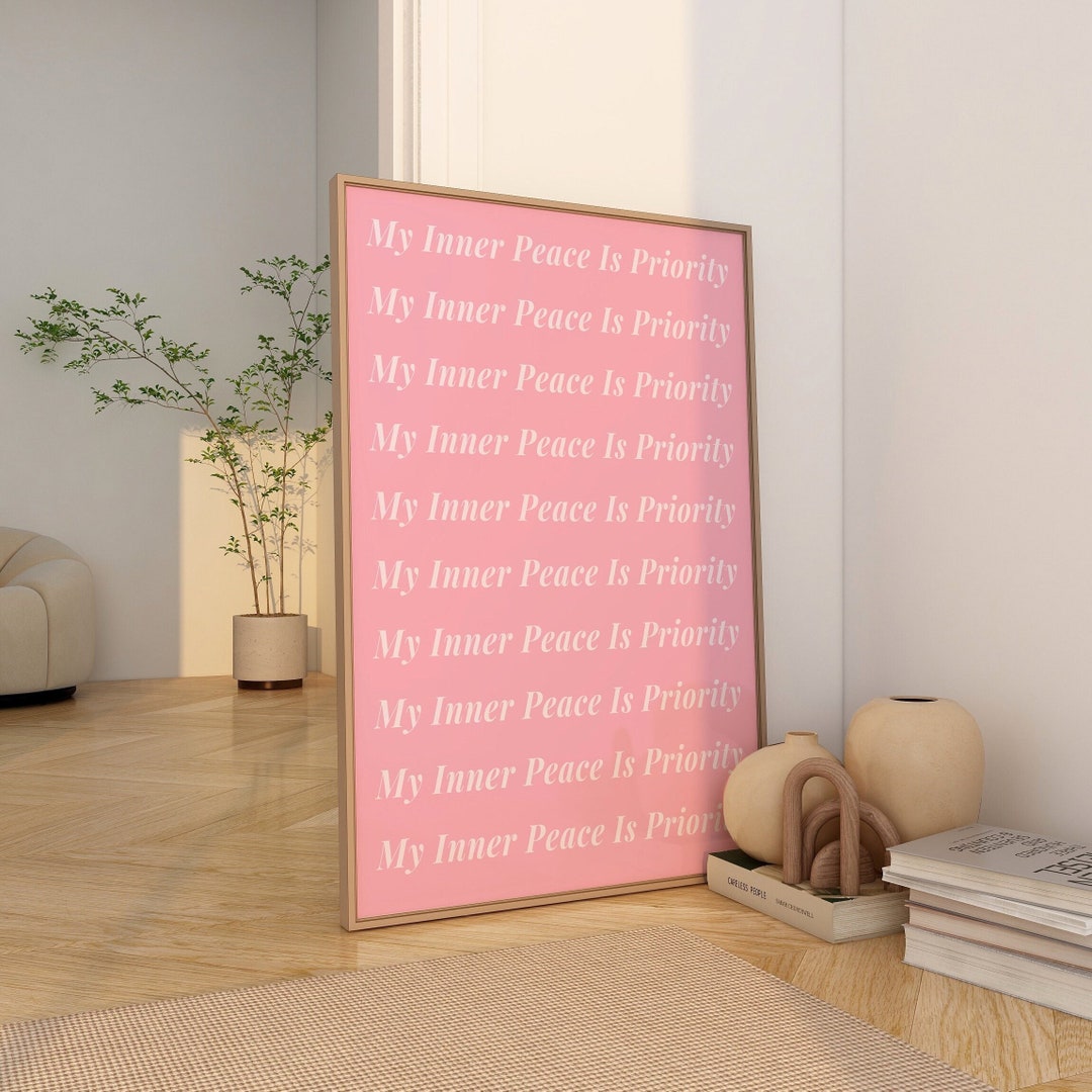 Affirmation Poster, Therapy Poster, Pastel Pink Poster, Y2k Poster, Hot ...
