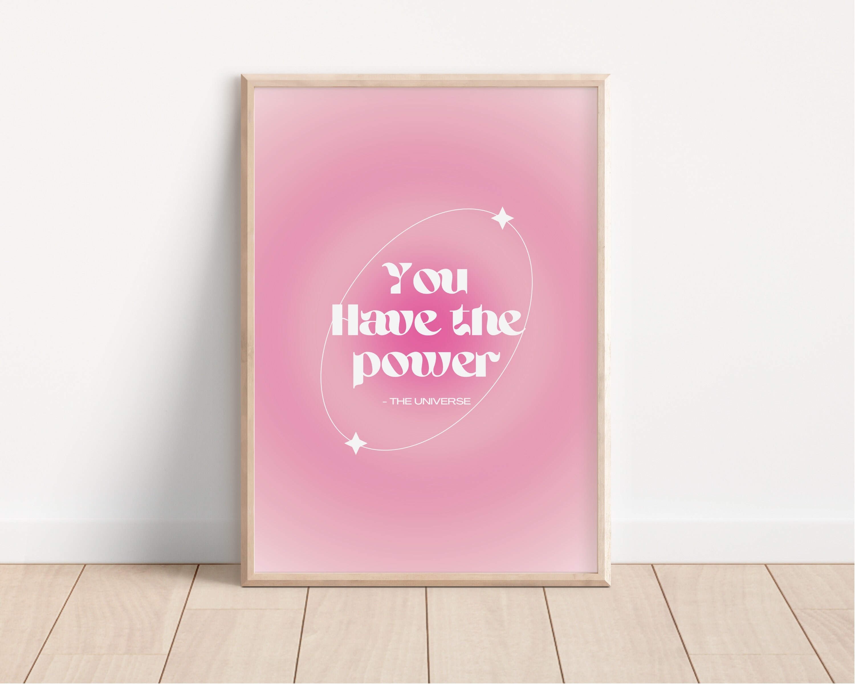 You Have the Power Poster Printable - Affirmation Wall Art, Law of ...