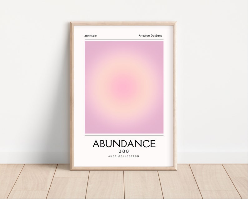 Positive Aura Posters Set of 3 Spiritual Poster Grainy - Etsy Australia