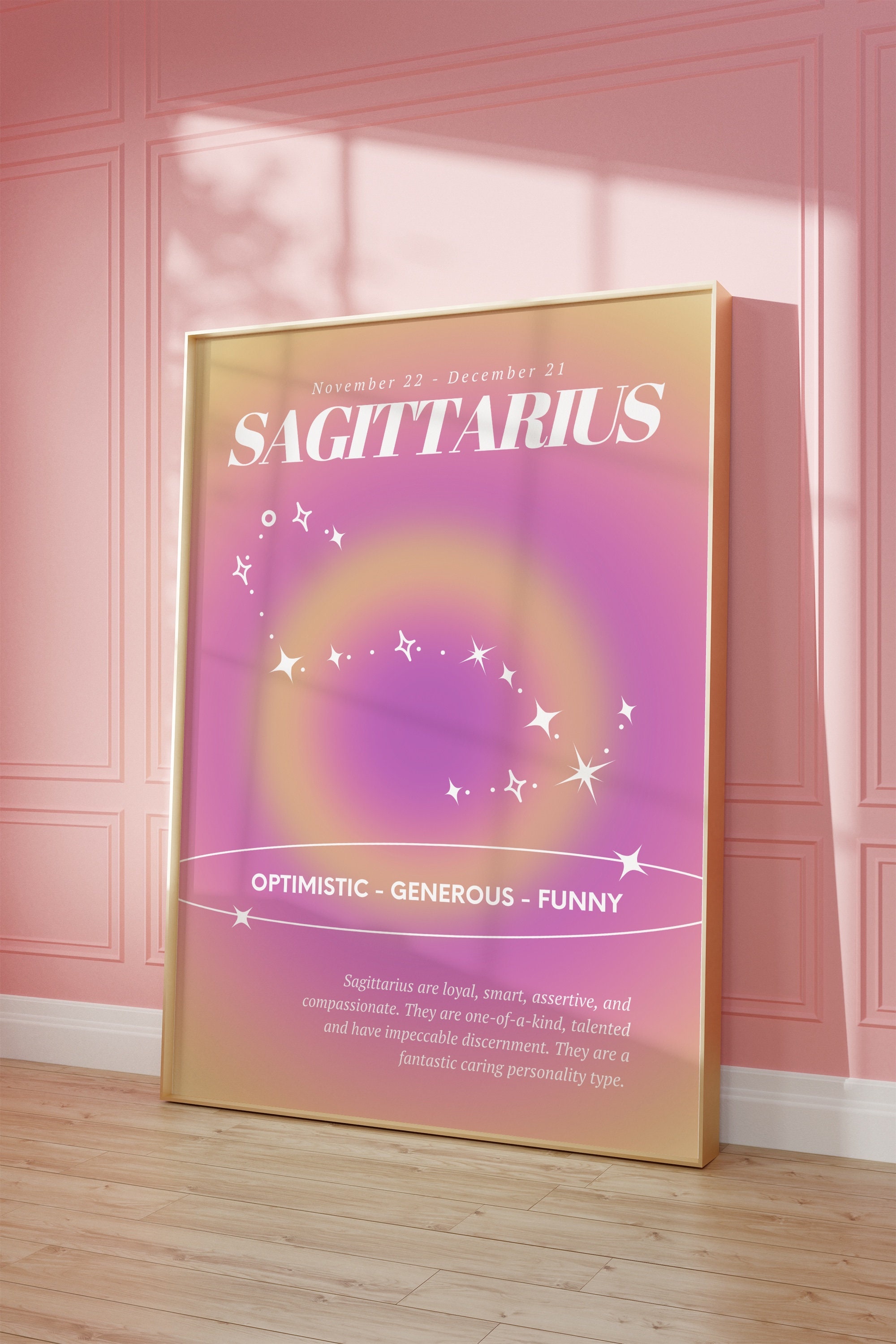 Sagittarius Star Sign Instant Download Print Zodiac Art - Etsy