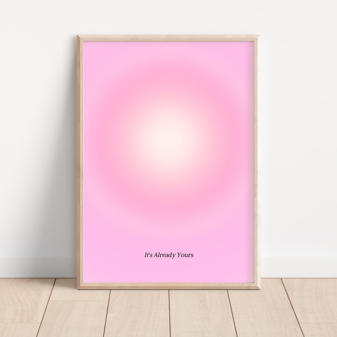 Positive Aura Posters Set of 3, Spiritual Poster, Grainy Gradient ...
