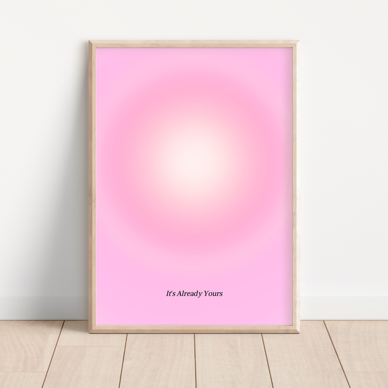 Positive Aura Posters Set of 3, Spiritual Poster, Grainy Gradient ...
