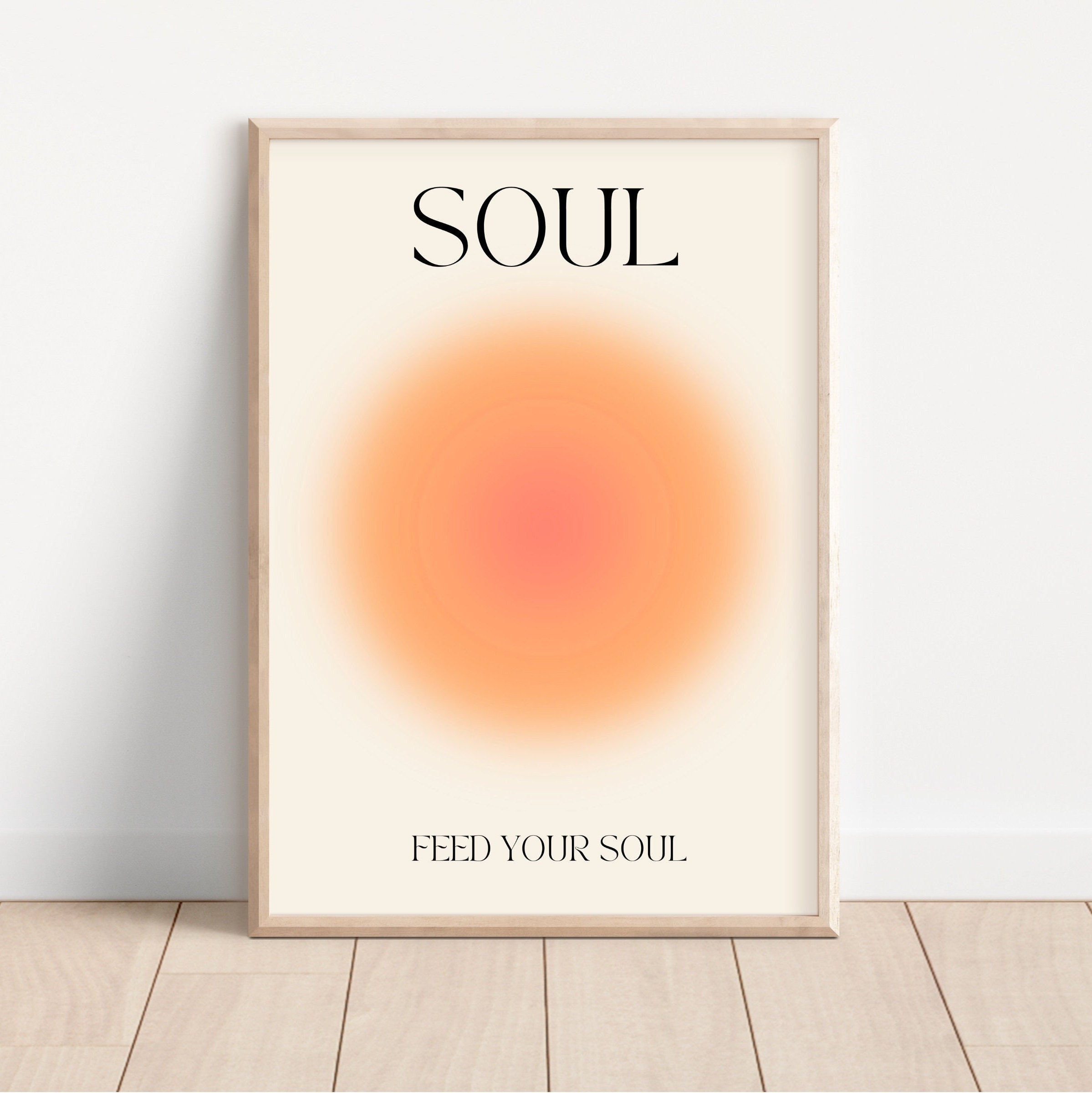 Positive Aura Posters Set of 3 Spiritual Poster Grainy - Etsy