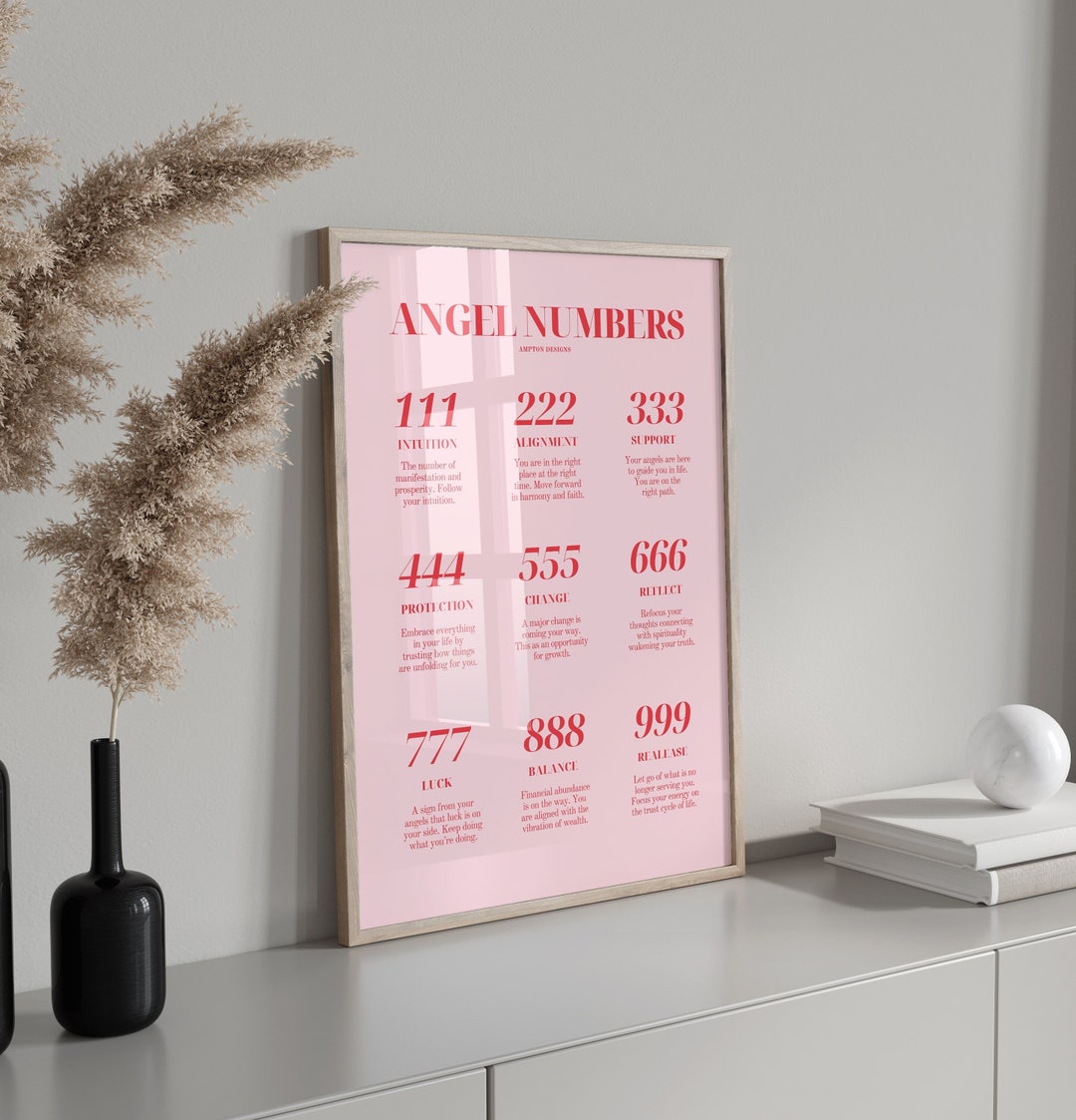 Angel Number Collection, Aura Posters, Angel Number Poster, Gradient ...