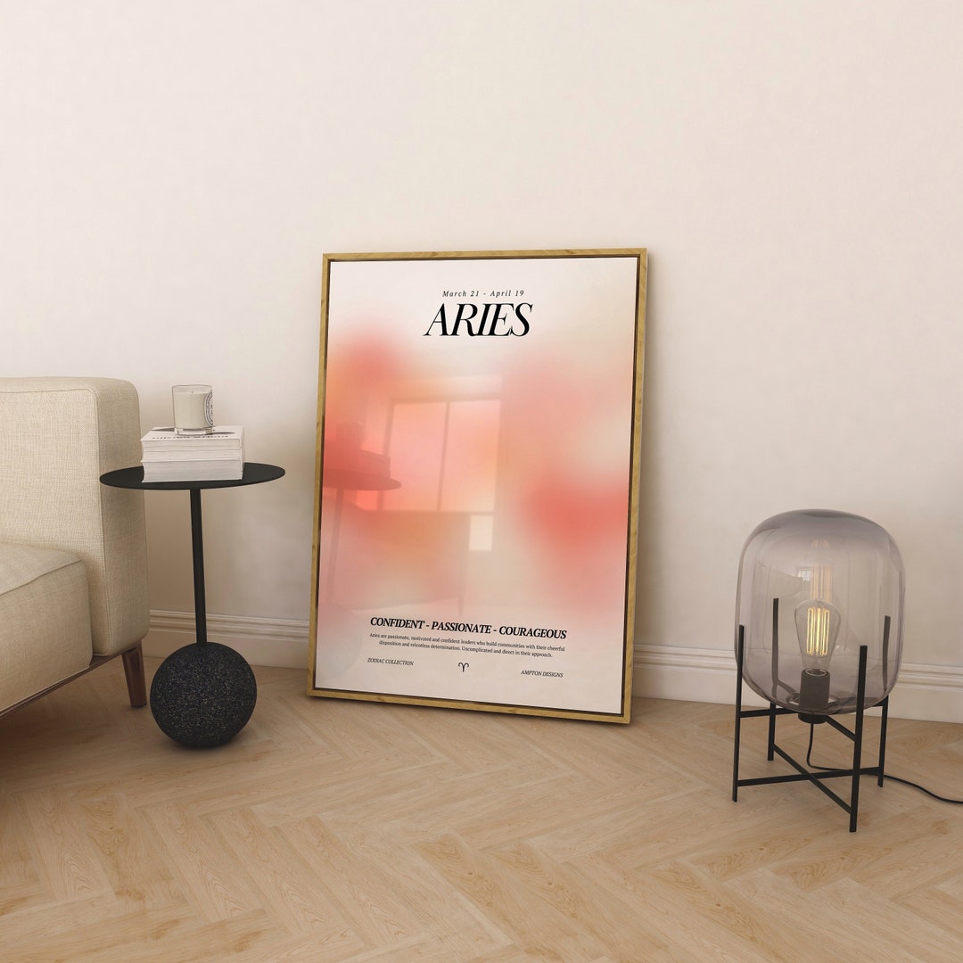 ARIES Star Sign Instant Download Print, Zodiac Art Printable, Spiritual ...