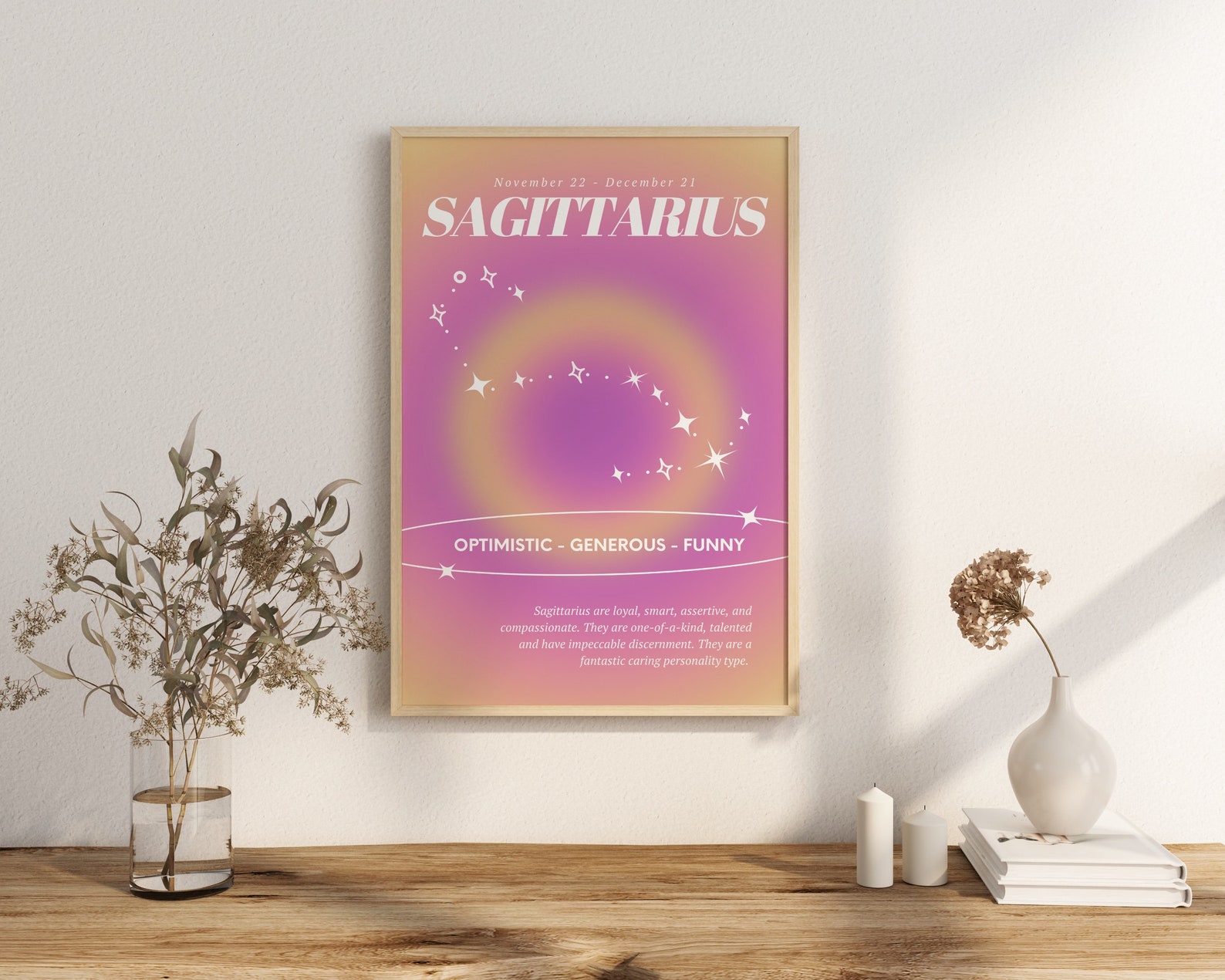 Sagittarius Star Sign Instant Download Print Zodiac Art - Etsy