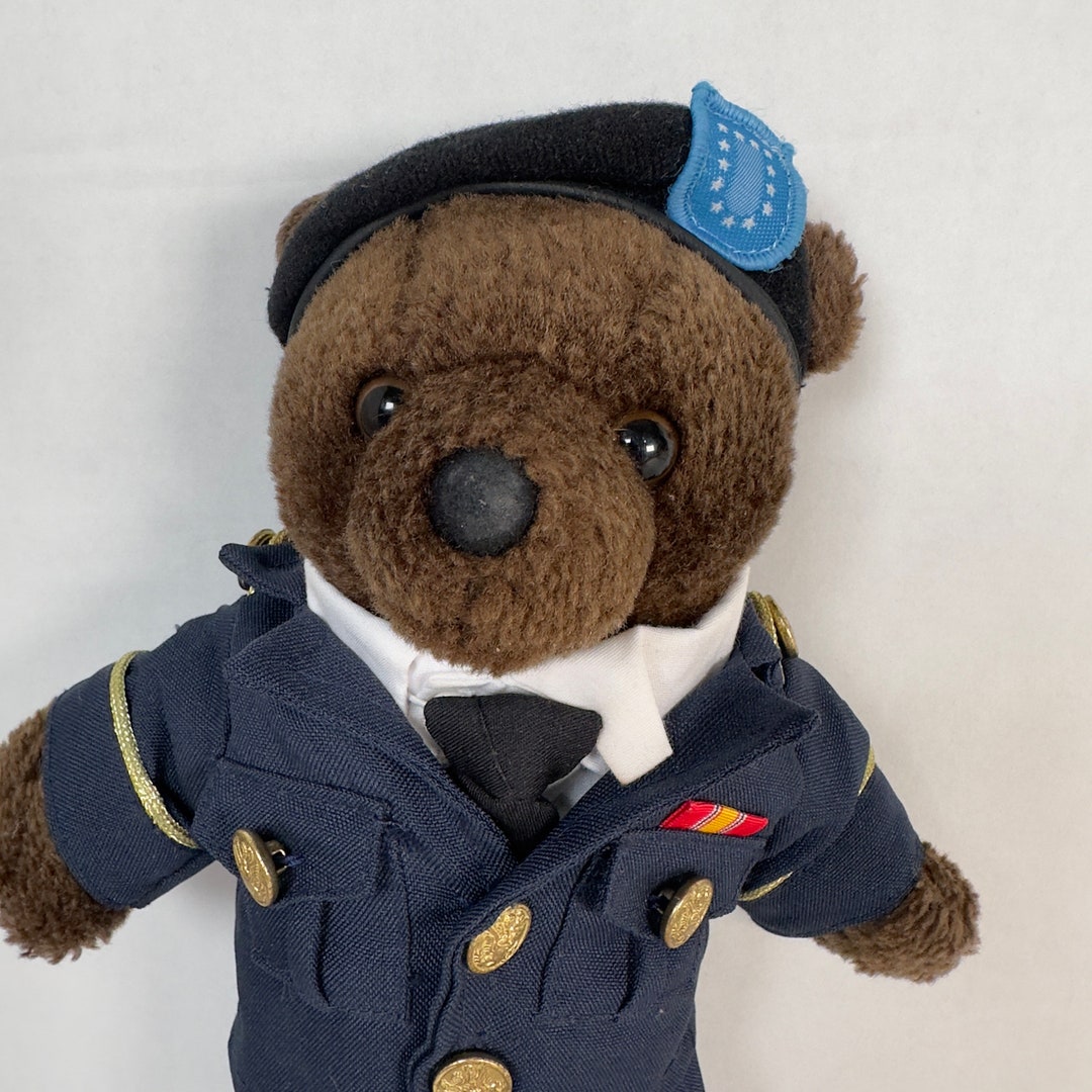 US Army Bear Forces of America Vintage Mini 10” Bear Dressed in Service ...