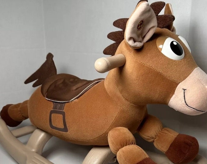 TOY STORY Bullseye Rocker Kiddieland Disney Pixar Soft Body Ride on ...