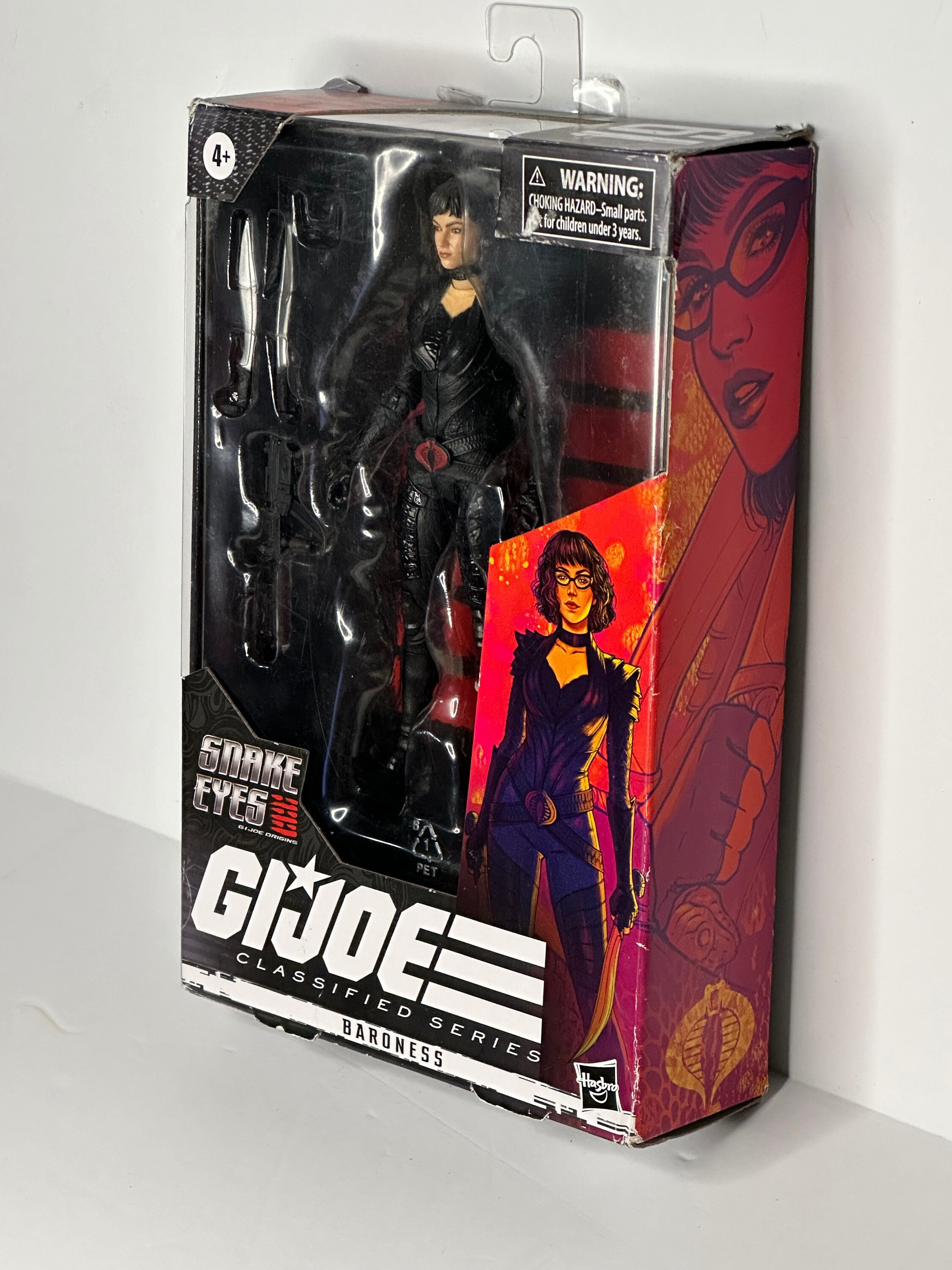 Baroness Classified Series Snake Eyes G.I. Joe Origins 6 1:12 Scale ...