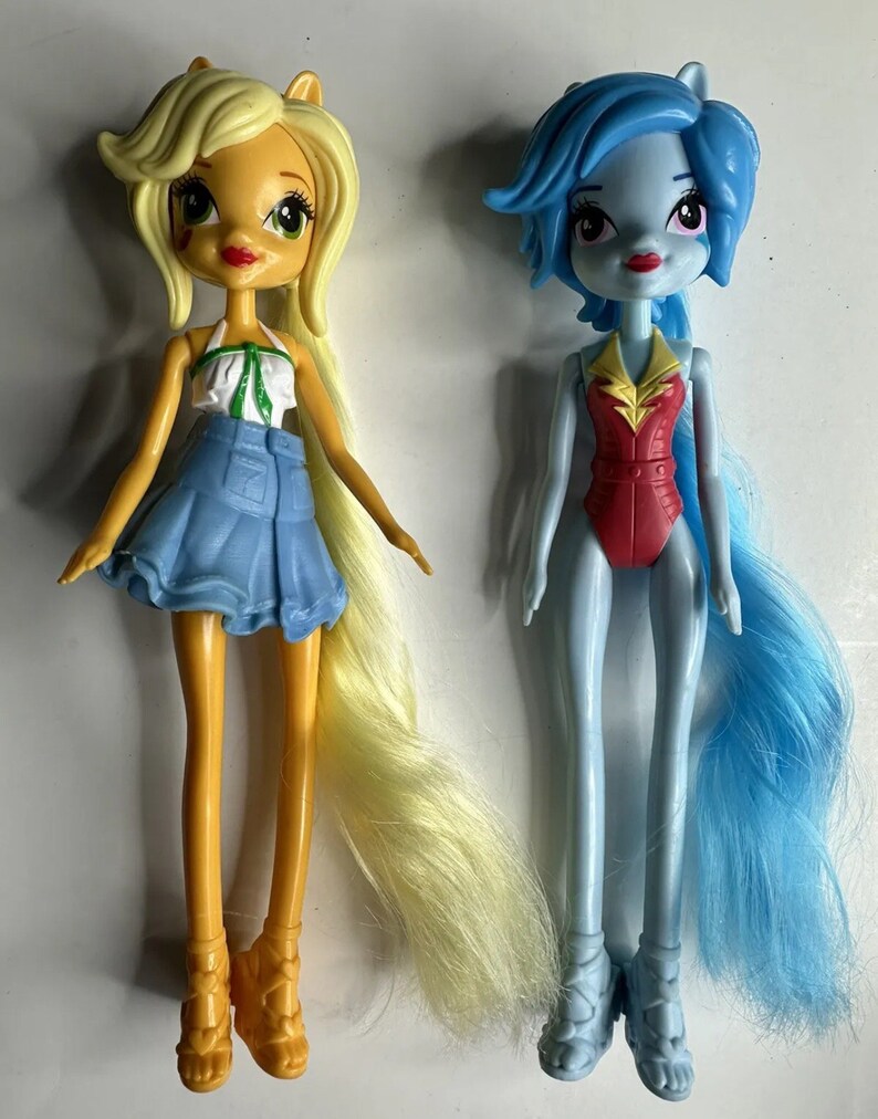 My Little Pony LOT Pets Equestria Girls Rainbow Dash Applejack Rarity ...