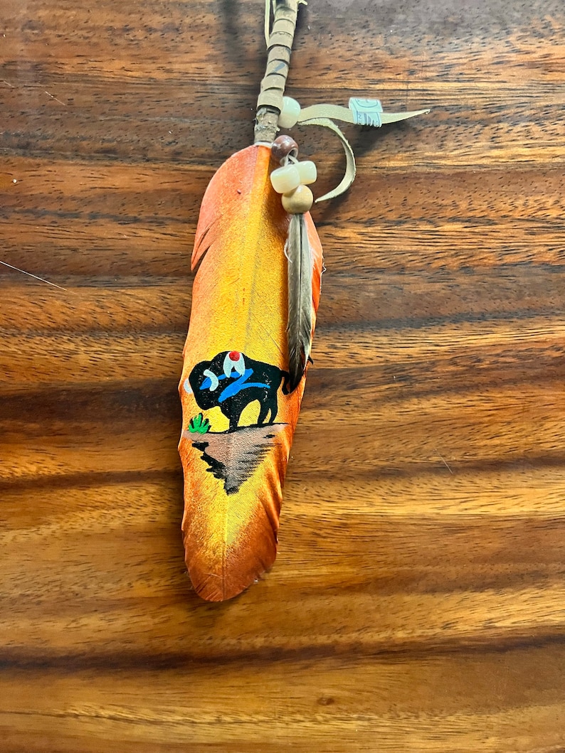 Hand Painted Feathers - Etsy