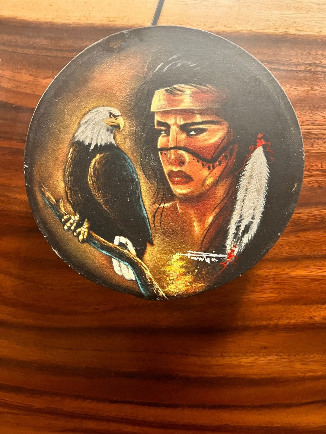 Hand Painted Art Drum - Etsy