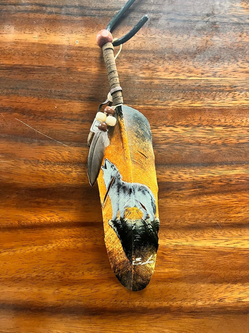 Painted Feathers - Etsy