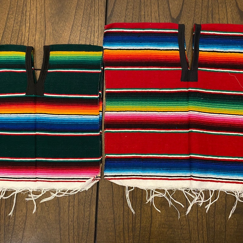 Serape Poncho - Etsy
