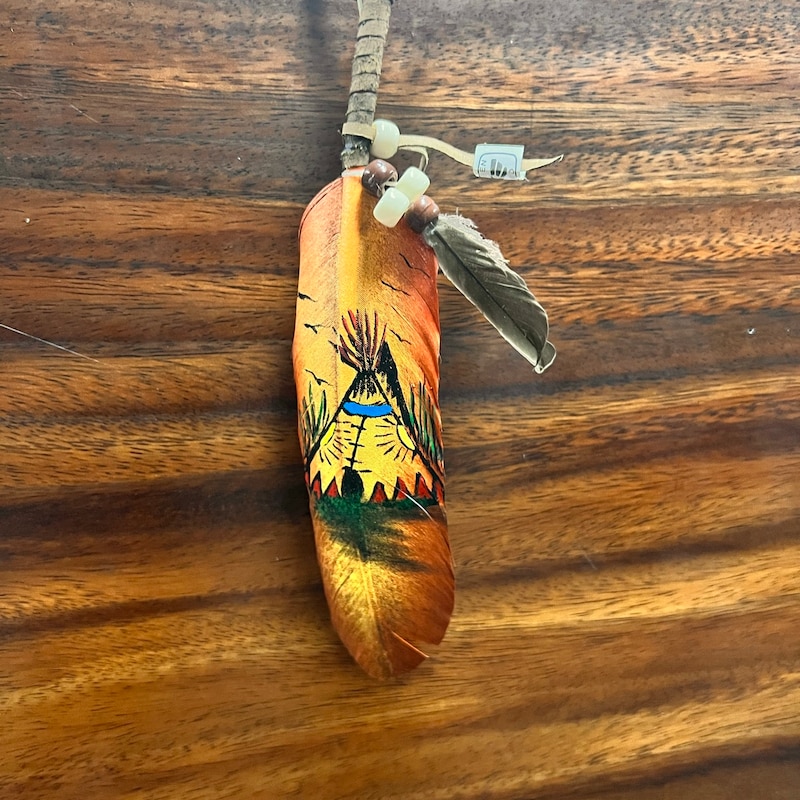 Painted Feathers - Etsy