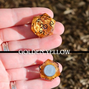 D20 Magnet - Red Thru Blue - Etsy