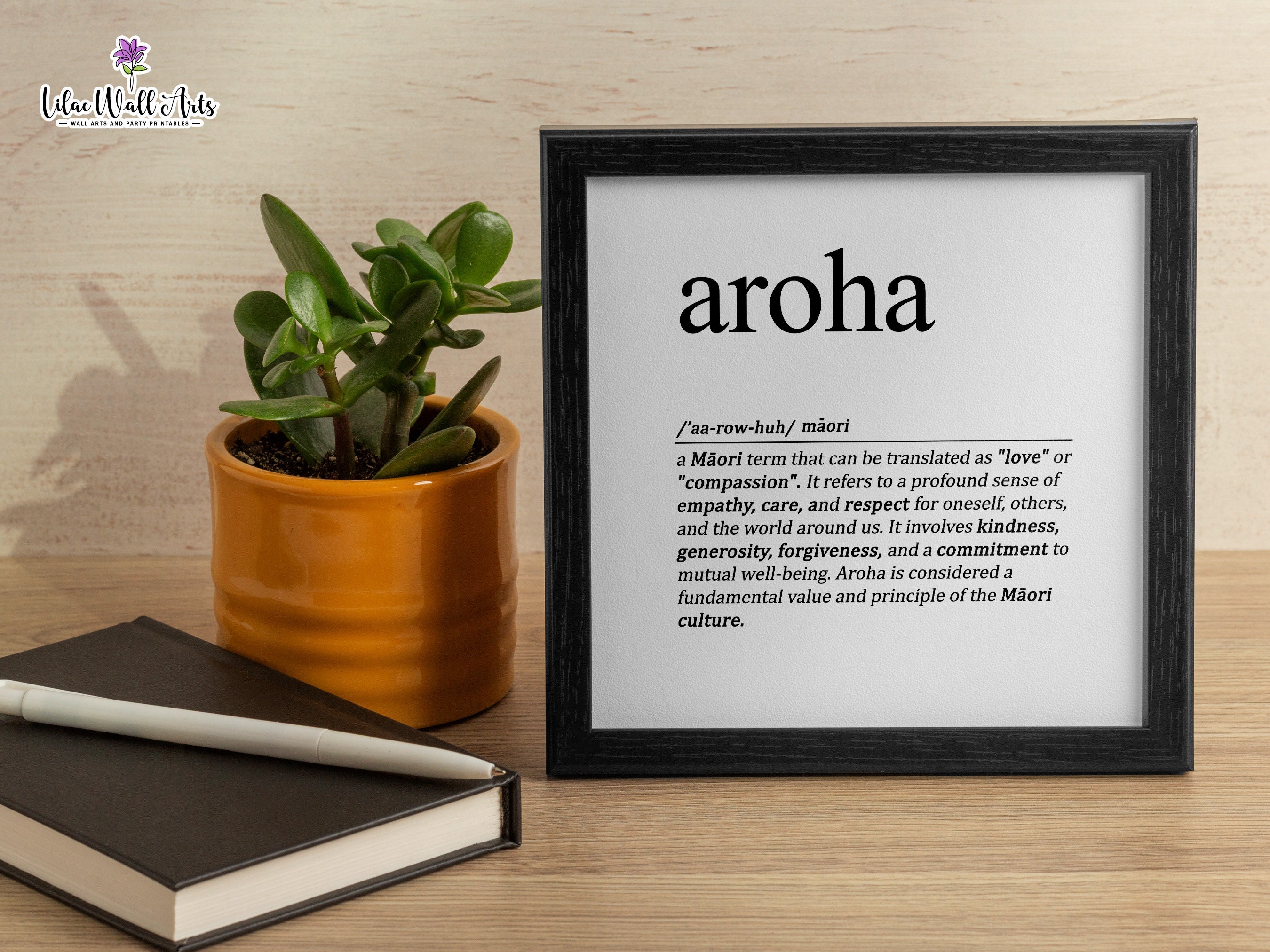 Aroha Maori Art Definition Auckland New Zealand Print Te - Etsy