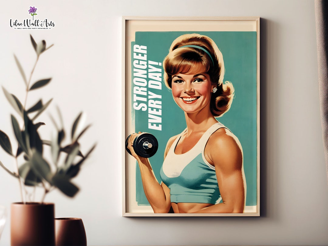 Gym Motivation Poster, Dumbbell Poster, Workout Sign, Home Gym Sign ...