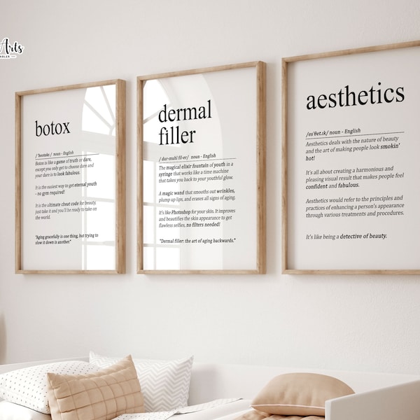 Aesthetics Med Spa Wall Art - Etsy