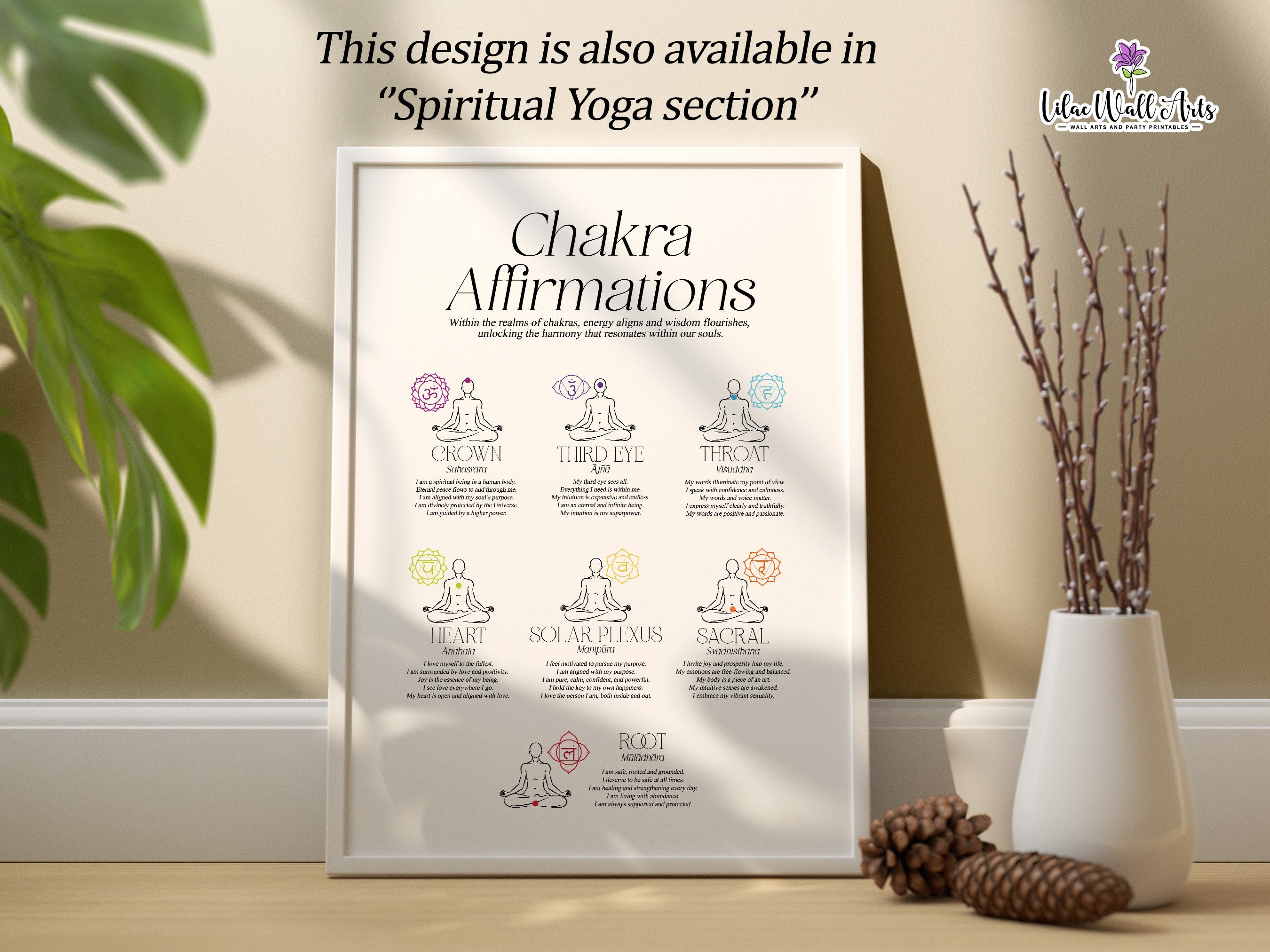 7 Chakras Knowledge Poster Seven Chakra Poster Printable - Etsy Australia