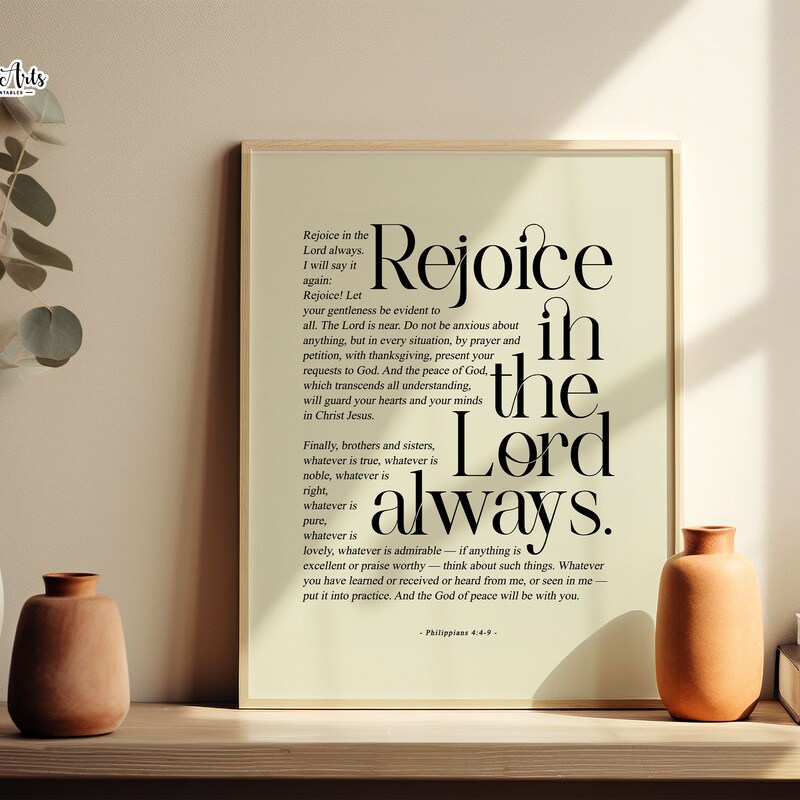 Always Rejoice Printable - Etsy