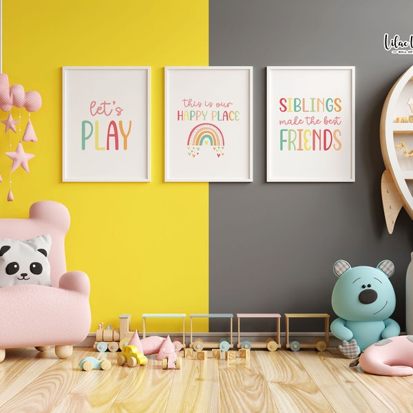 Playroom Art - Etsy