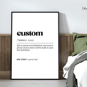 Custom Definition Print Custom Wall Print custom Definition Poster ...