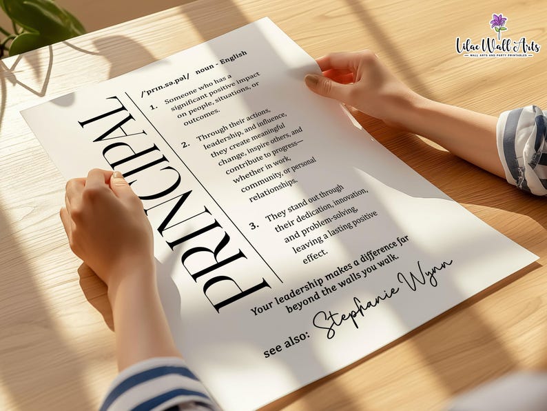 Custom Definition Poster: Personalized Word Art, Modern Typography ...