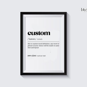 Custom Definition Print Custom Wall Print custom Definition Poster ...