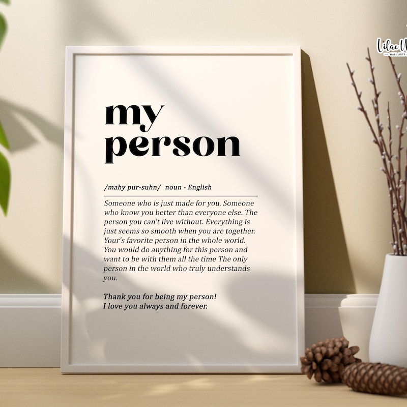 You Are My Person - Etsy