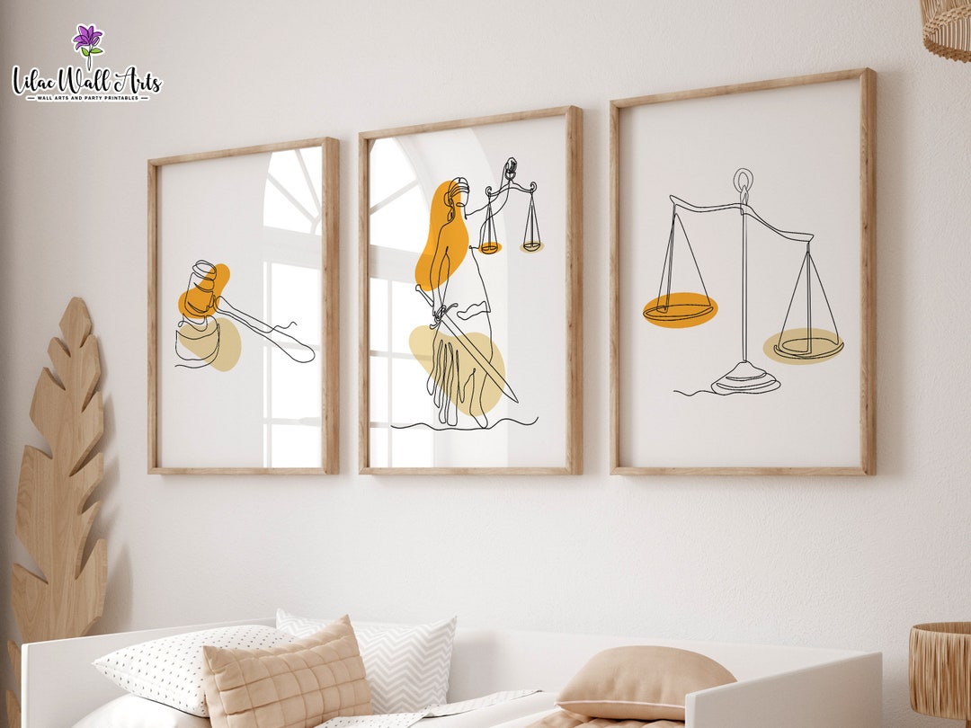 Lawyer Office Decor: Lawyer Wall Art, Attorney Prints (digital Download ...