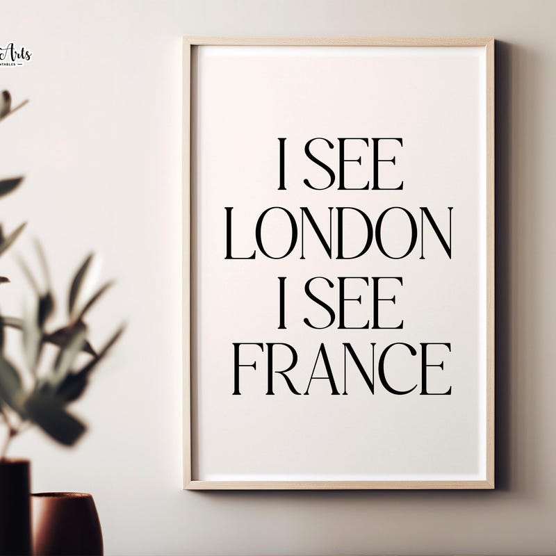 I See London I See France - Etsy